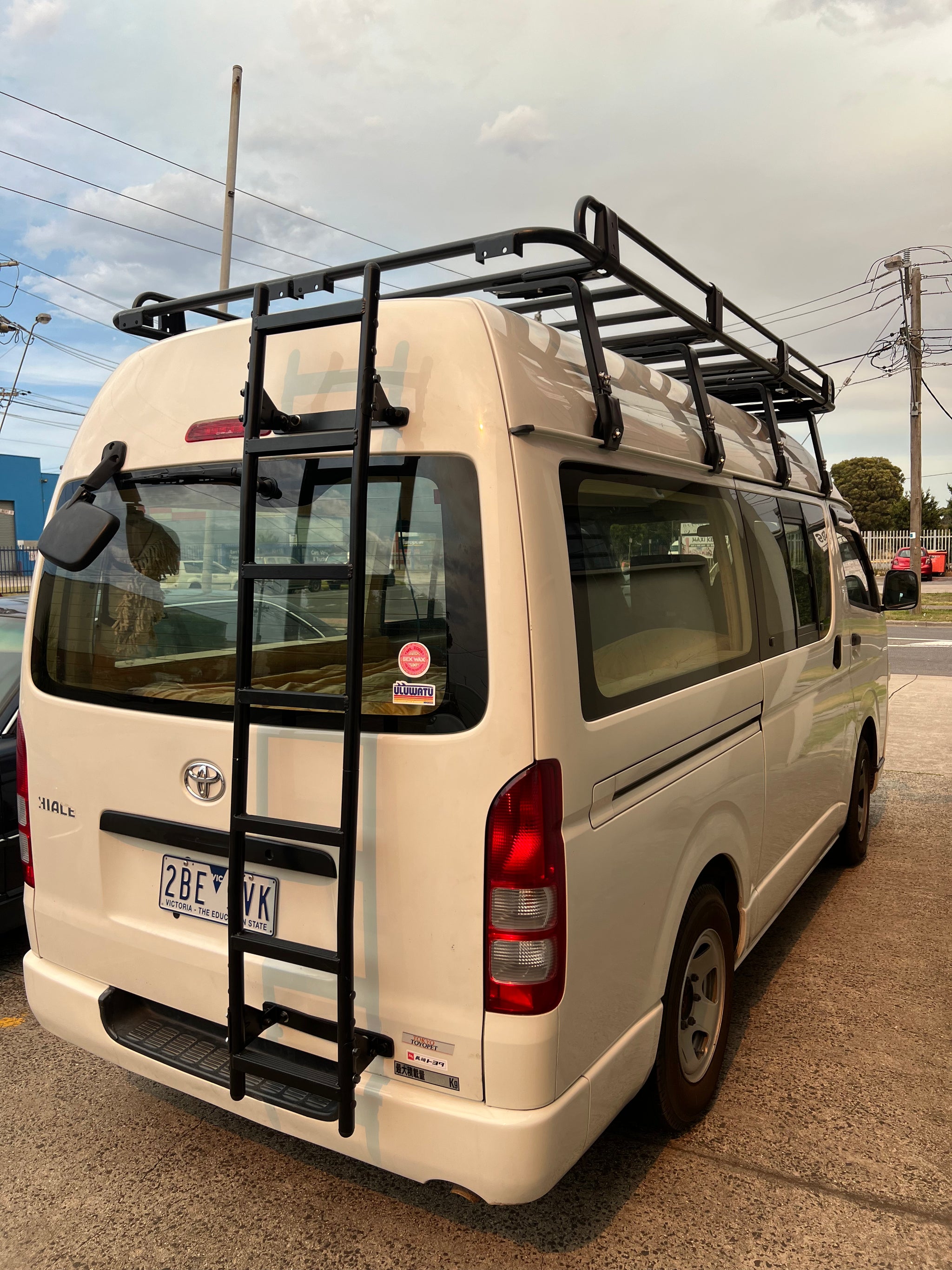 Rear Door Ladder for Toyota Hiace Commuter 1994 -2003