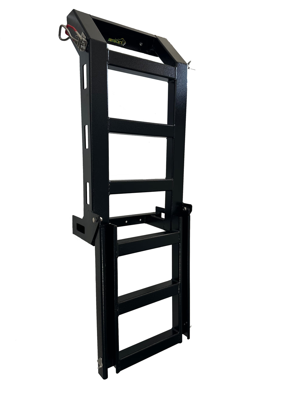 BISON 4X4 Aluminium Universal Ute Canopy Rear Climbing Folding Ladder