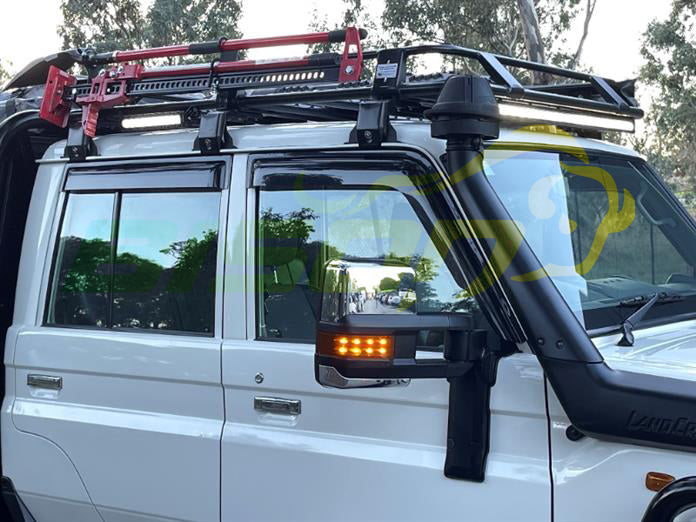 TOYOTA LANDCRUISER 76 Series Fully Enclosed Deluxe Steel Rack 2200mm x