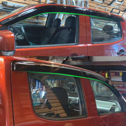 BISON 4X4 Weather Shields Door Visors for Isuzu D-Max 2016-2019