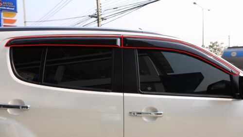 BISON 4X4 Weather Shields Door Visors for Isuzu Mu-x 2014-2016