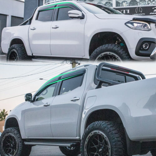 BISON 4X4 Weather Shields Door Visors for Mercedes Benz X-Class 2018