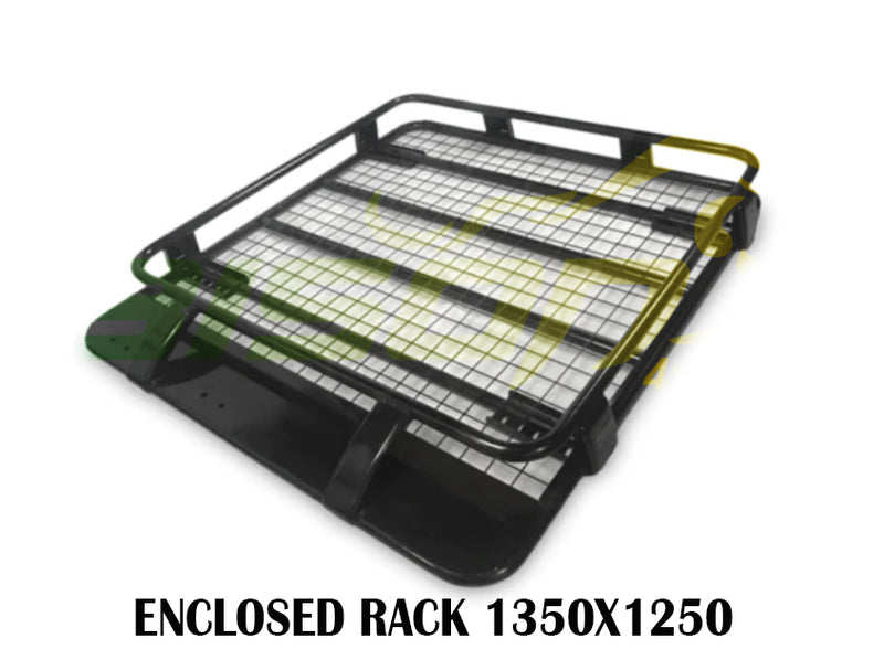 Isuzu D-MAX 2008-2012 Dual Cab Fully Enclosed Deluxe Steel Rack 1350x1